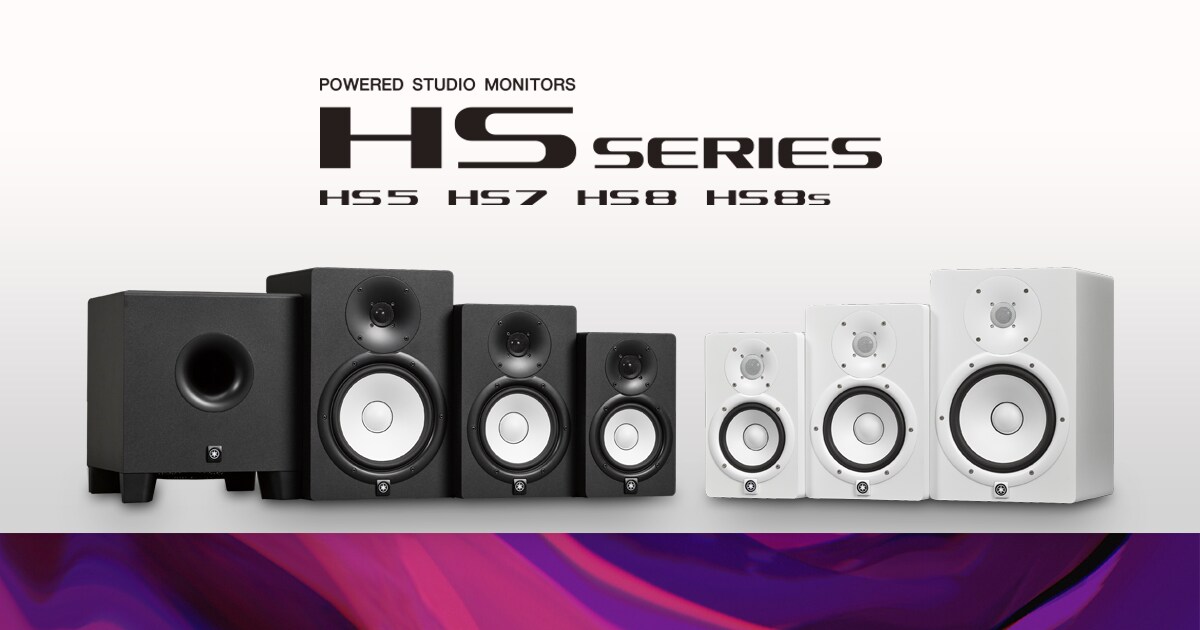 HS Series - Overview - Studio Monitors - Products - Music & Audio ...