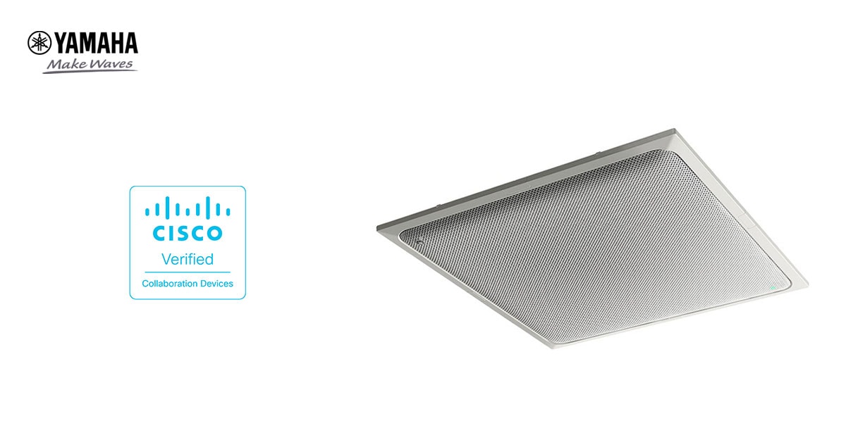 Yamaha ADECIA Ceiling Solution Certified for Cisco Collaboration ...