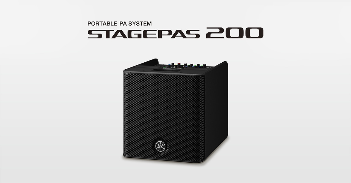 Perform Anywhere With The Smart, Compact Yamaha STAGEPAS 200 Portable ...